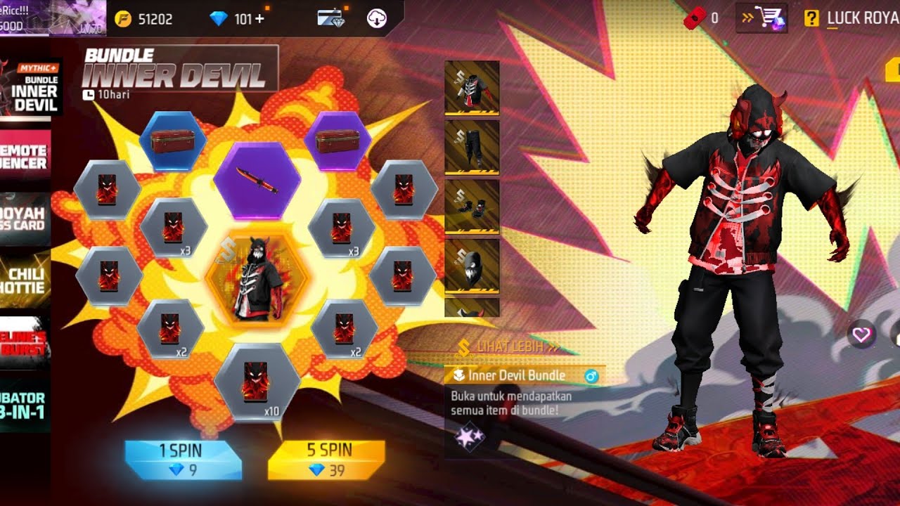 BORONG BUNDLE INNER DEVIL TERBARU!! BUNDLE NYA GG PARAH - YouTube