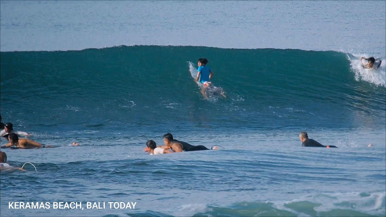 Morning GLORY: SURFING the Epic Waves of Keramas Beach, Bali - YouTube