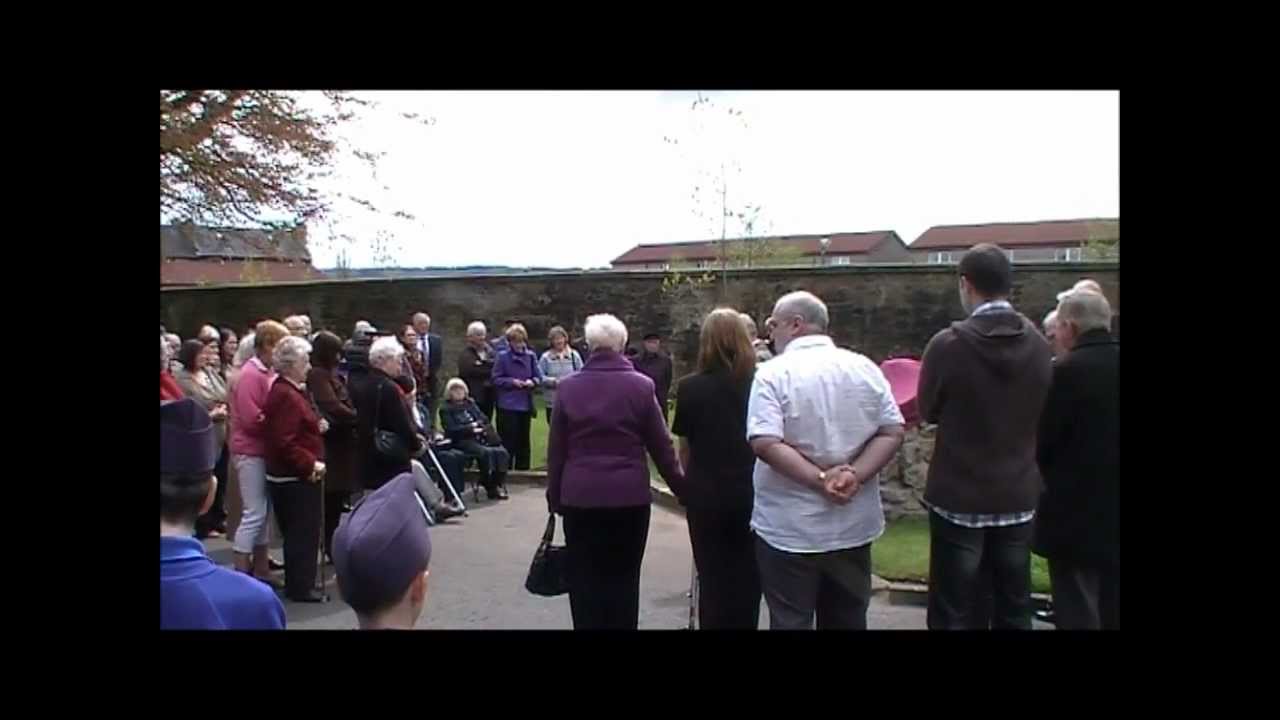 Paisley Woodside First Aid Post Memorial Unveiling Part 1 - YouTube