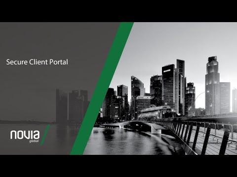 The Novia Global International Platform: Secure Client Portal - YouTube
