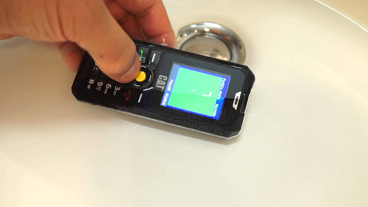 CAT B30 drop, car run and aqua test - YouTube