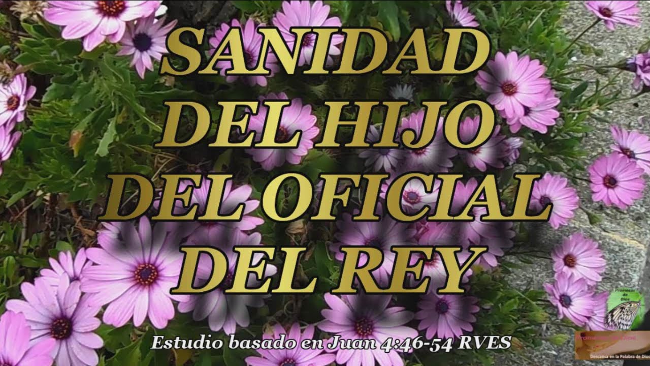 Sanidad del hijo del oficial del rey. Juan 4:46-54 - YouTube