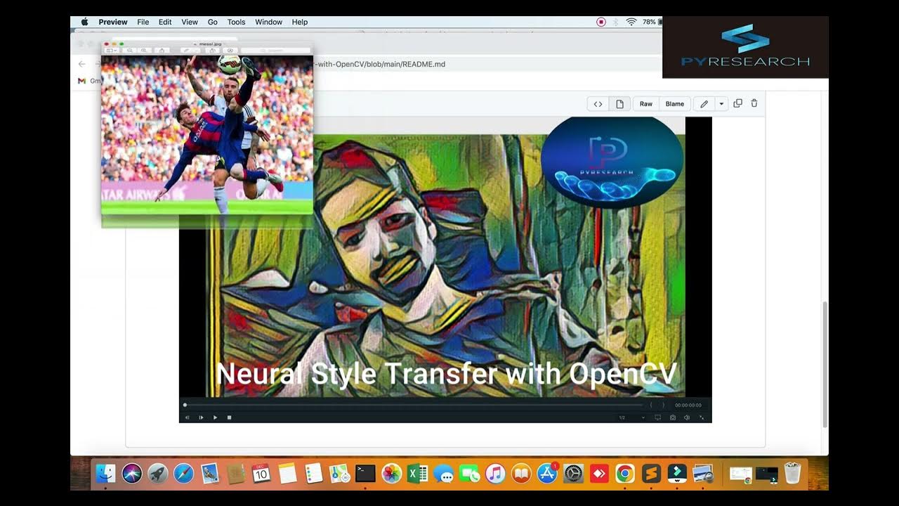 Neural Style Transfer with OpenCV - YouTube