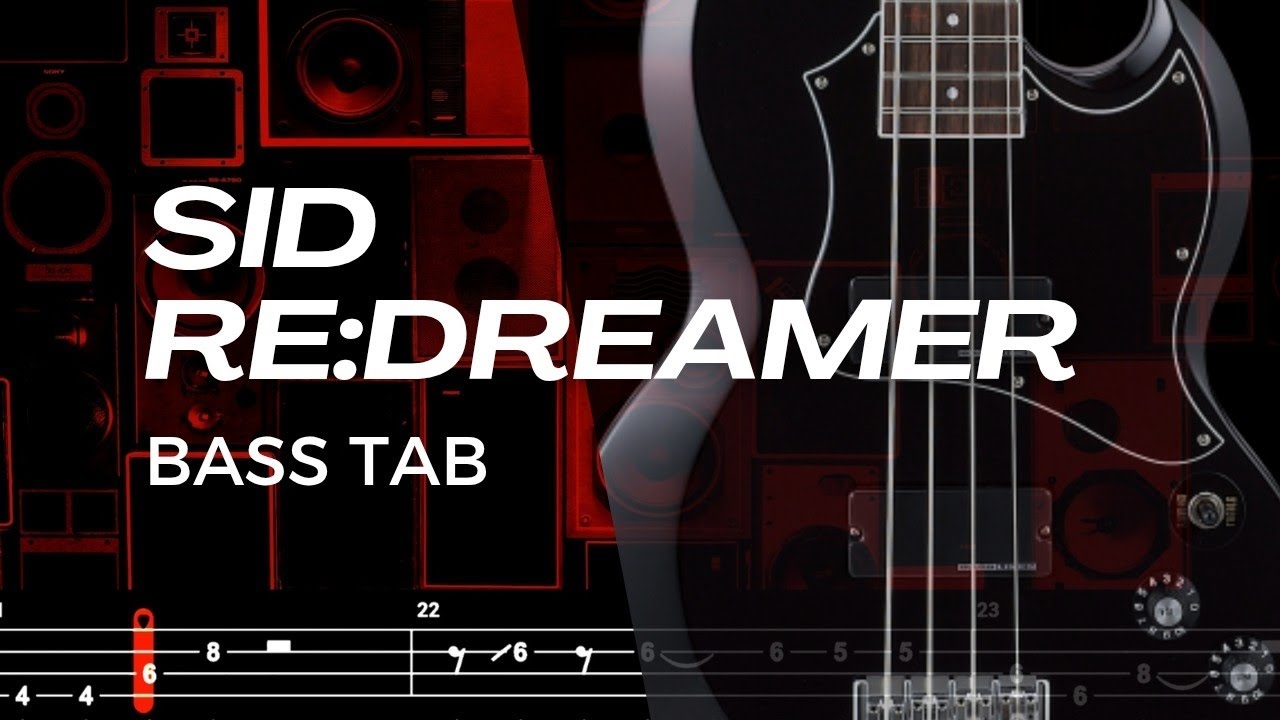 RE:DREAMER / SID (シド)【BASS TAB】 - YouTube