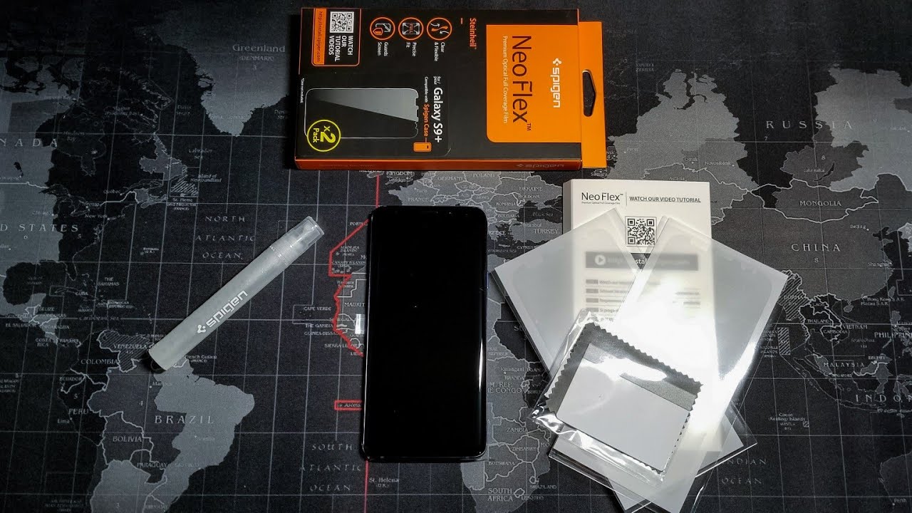 Spigen NeoFlex Installation and Review for the Galaxy S9+ in 4K! - YouTube