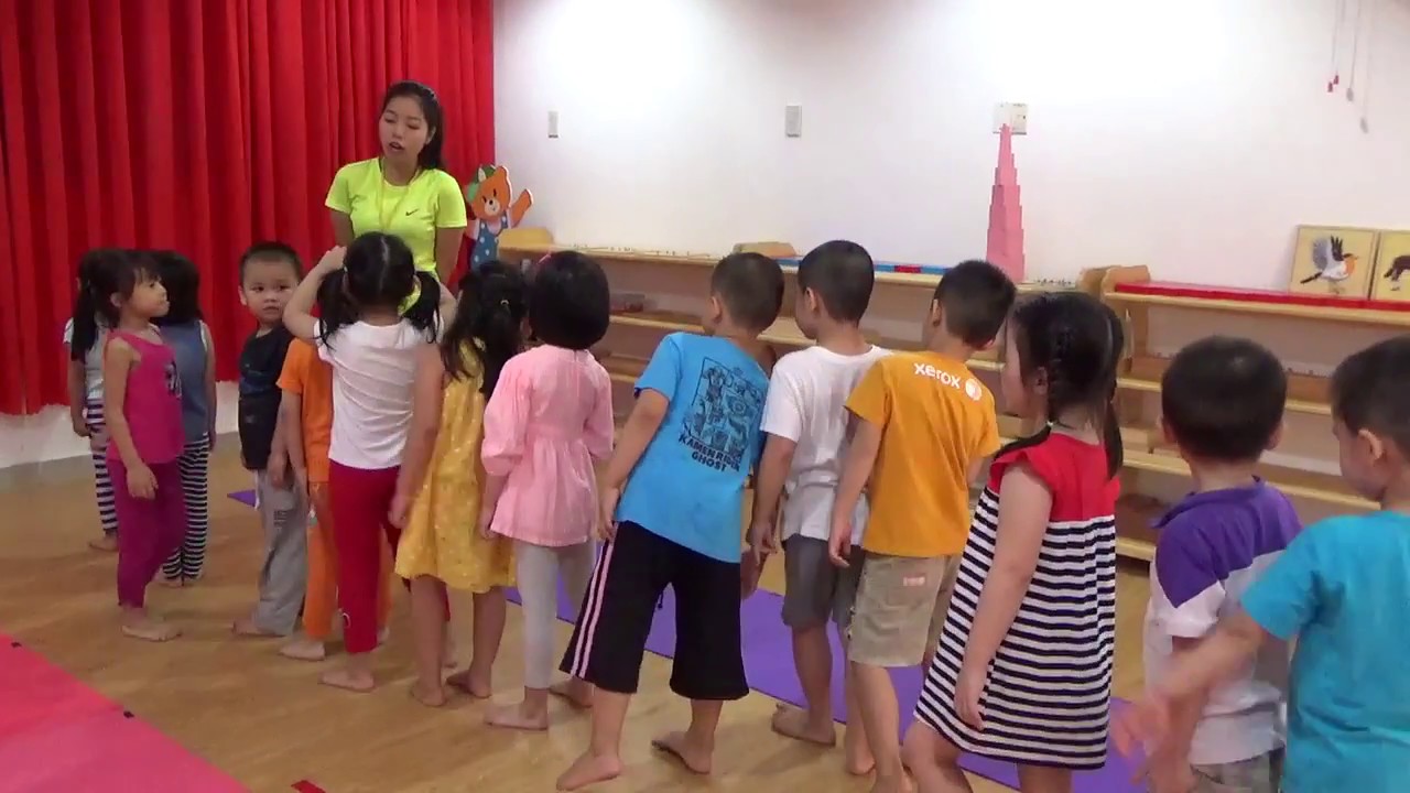 Preschool education Indoor and outdoor children play fun games for kids ...