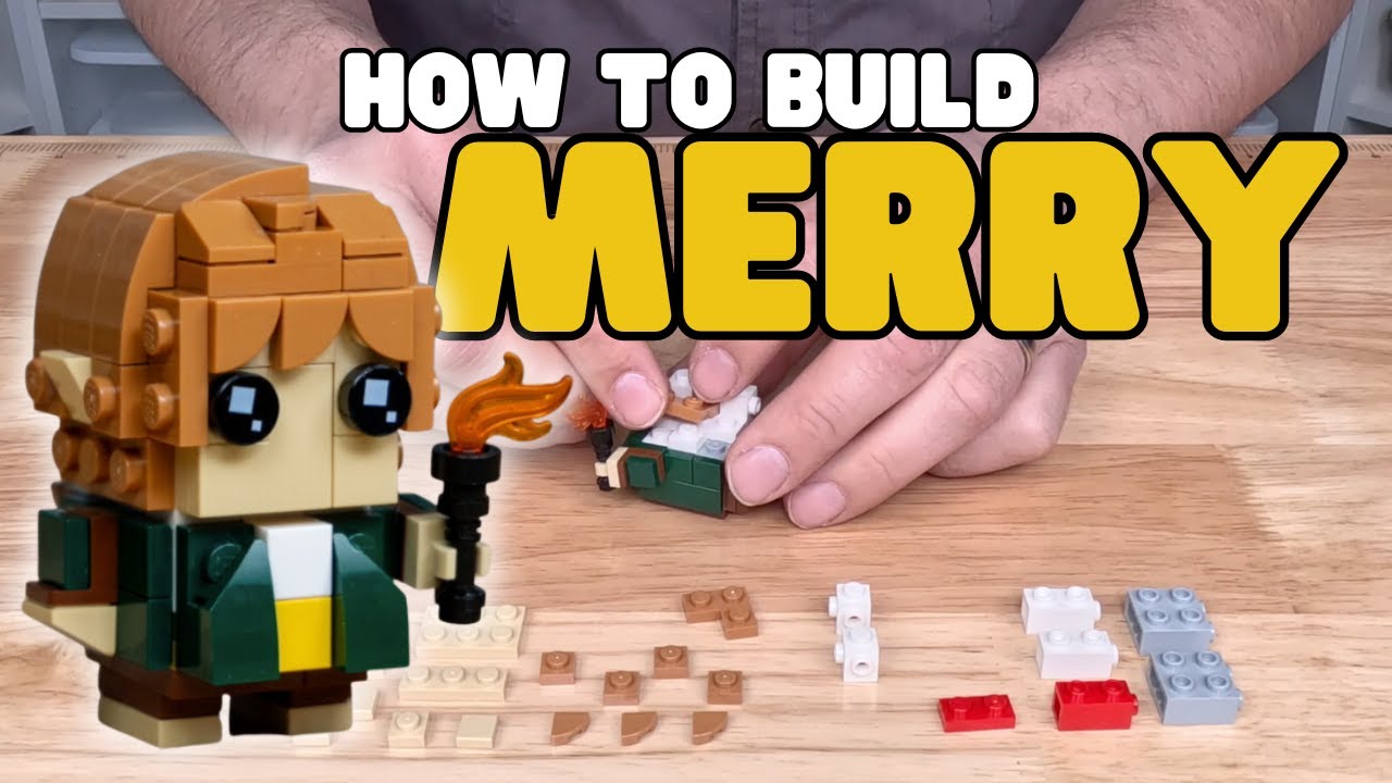 How to Build Merry from "Lord of the Rings" with LEGO bricks - YouTube