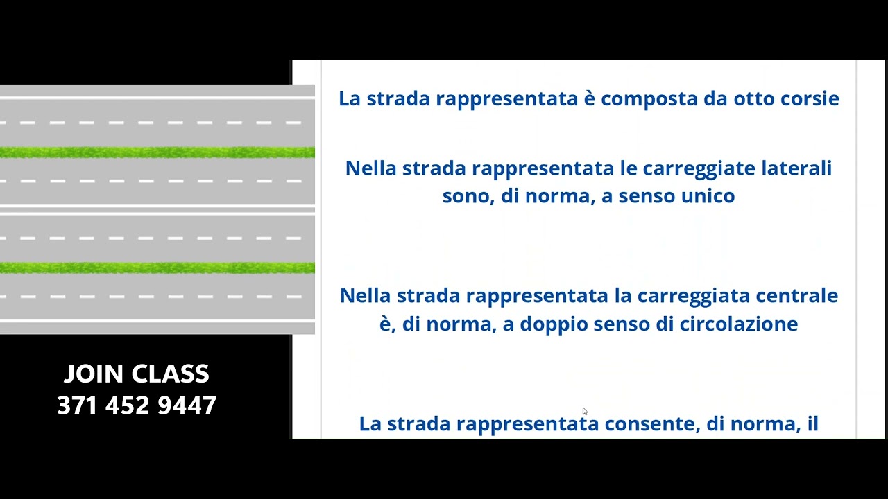 PATENTE B IN ENGLISH LA STRADA A TRE CARREGGIATE @KobbyDT @CQCMPINE ...