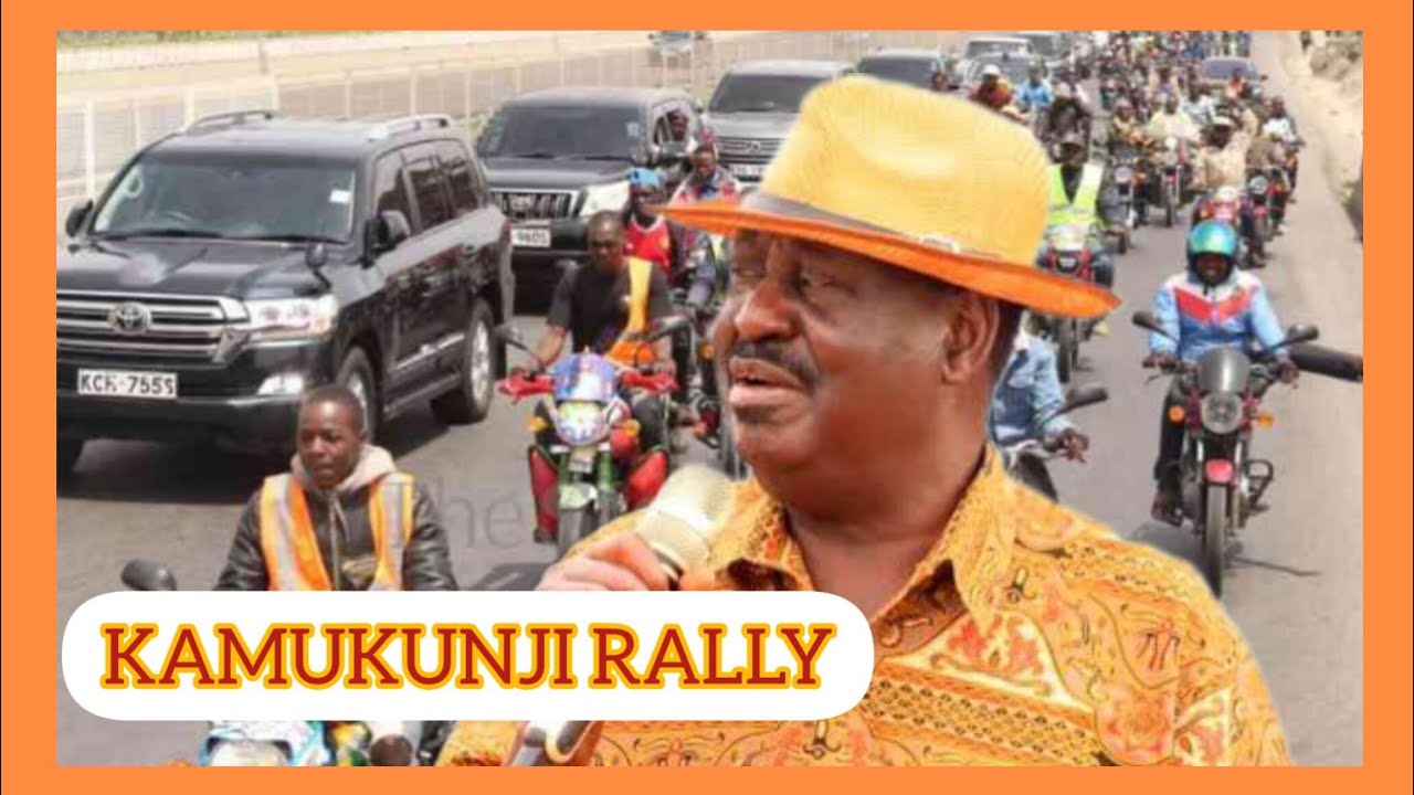 UNSTOPPABLE Raila's MOTORCADE Through NAIROBI to Kamukunji Grounds For ...
