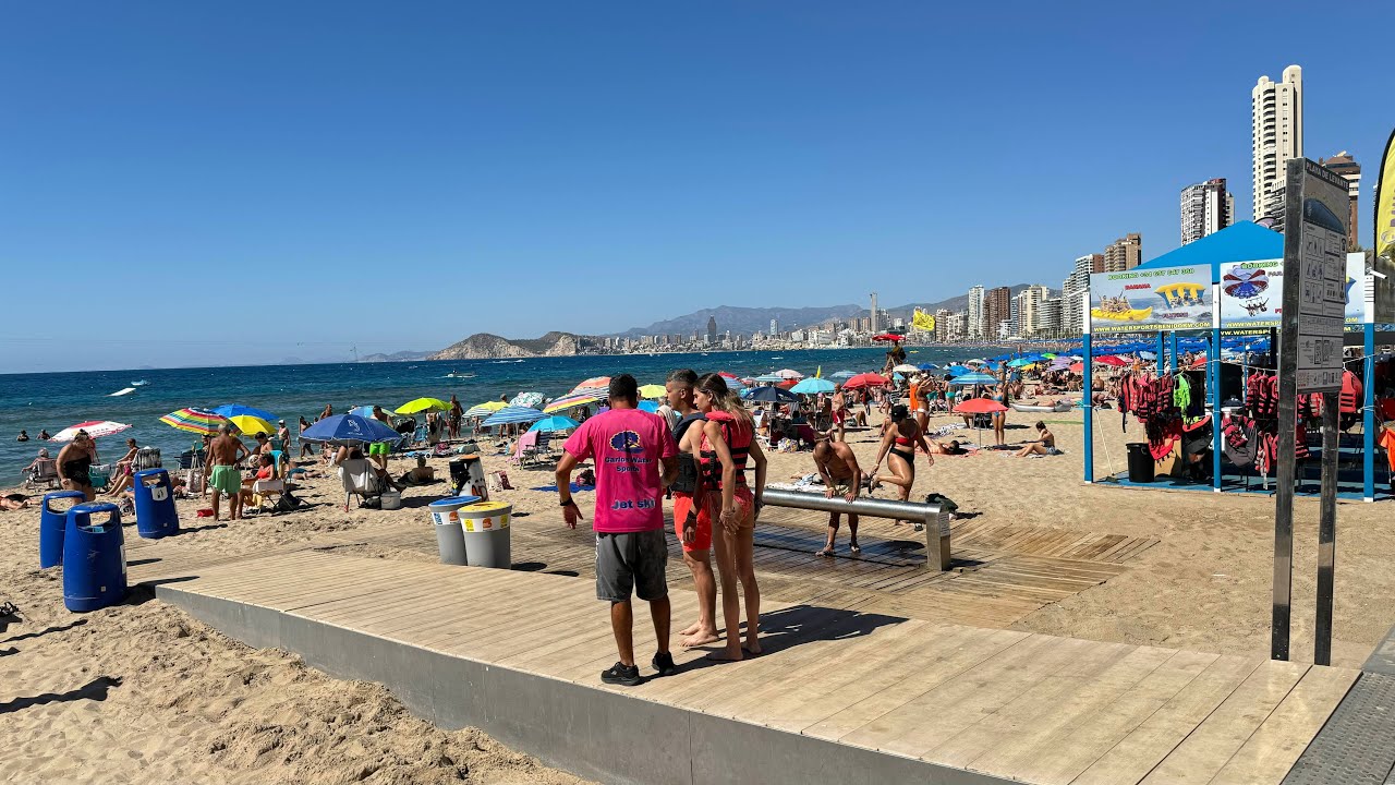 Benidorm pool party is live - YouTube