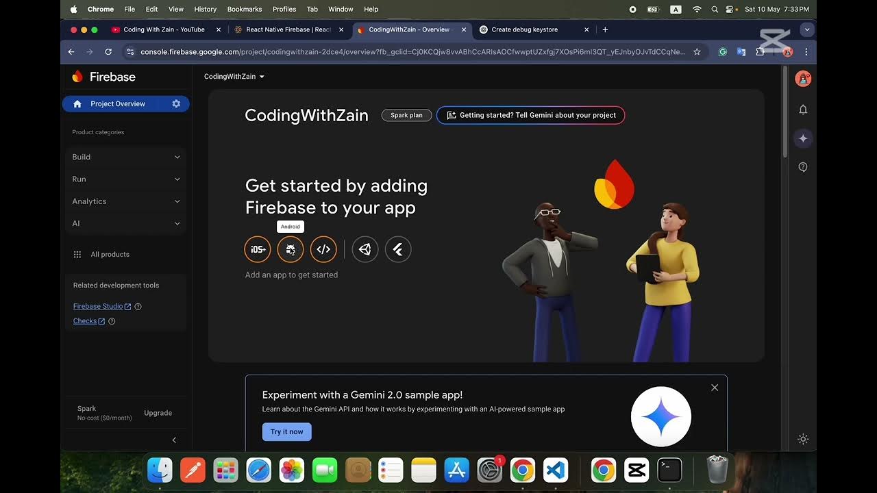 Introduction to Firebase? | How to Integrate Firebase in React Native | Create Firebase Project ...