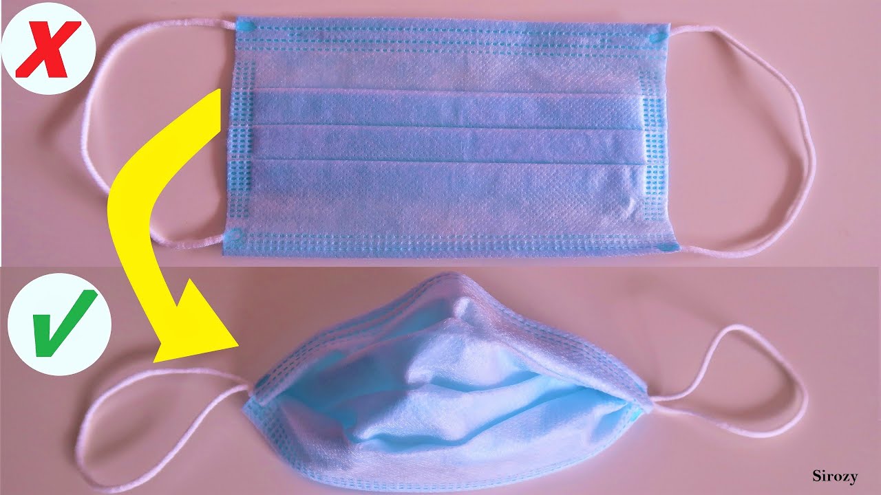 How To Improve Face Mask Fitting | Face Mask Tip - YouTube