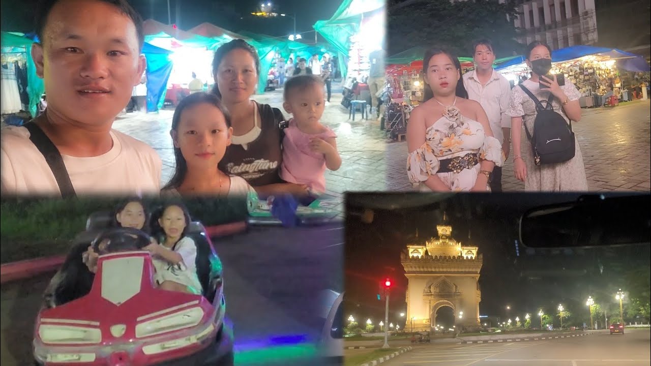 thawj zaug huab kaj hnub ci tau caij tsheb fais txaus luag kawg - YouTube