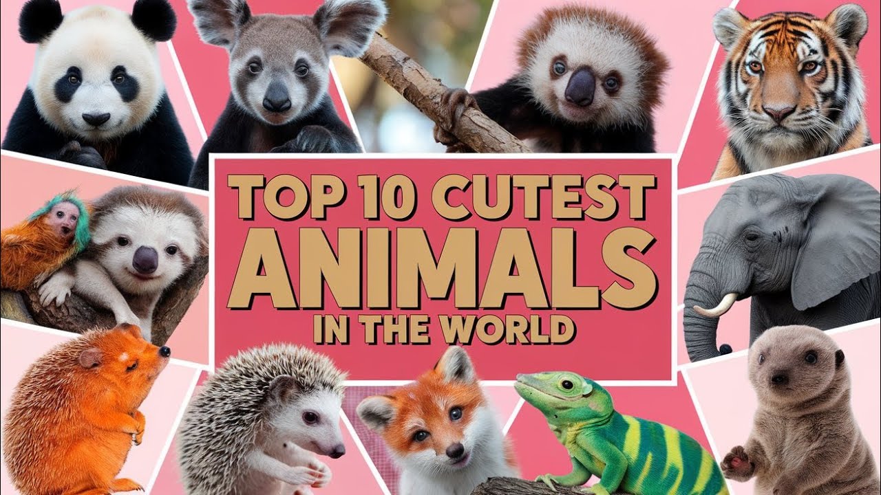 Top 10 Cutest Animals In World | Cute Animals - YouTube