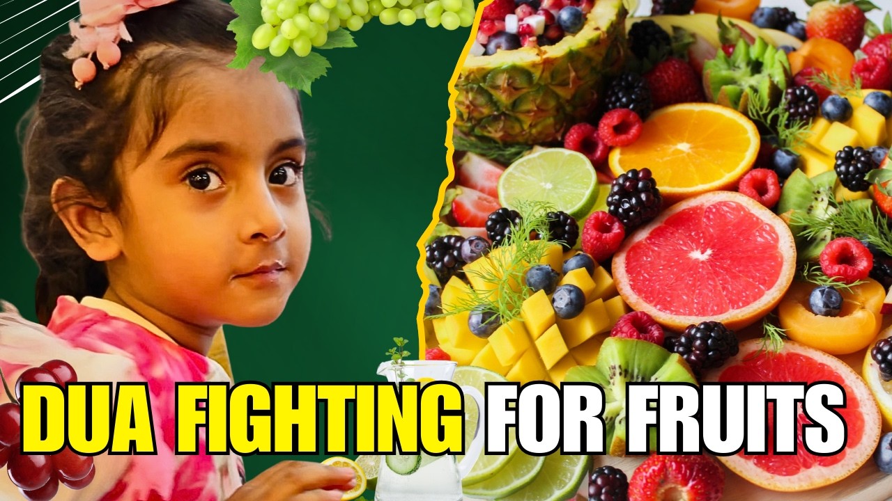 Dua Wants Fruits |Dua Fighting for Fruits 🍎🍌😂 - YouTube