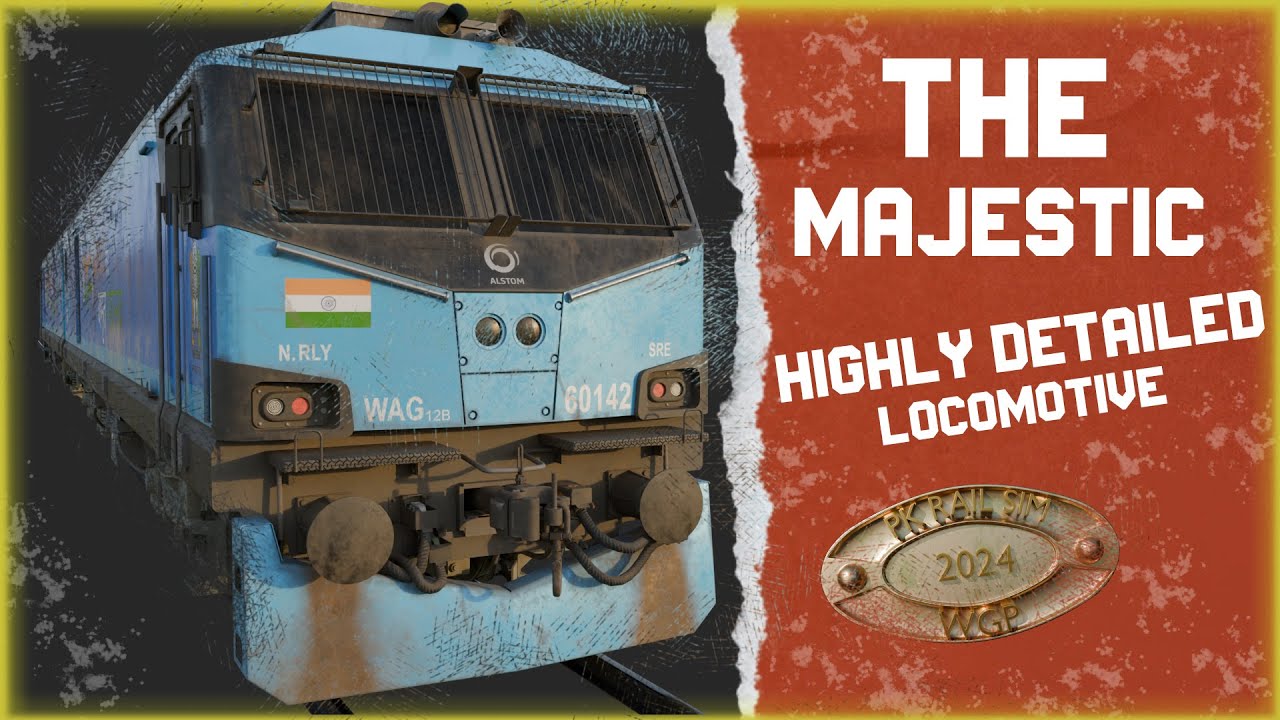 WAG-12B LOCOMOTIVE | POWERFUL 😱 LOCO | 😍 WAG-12B 12000Hp | HIGHLY ...