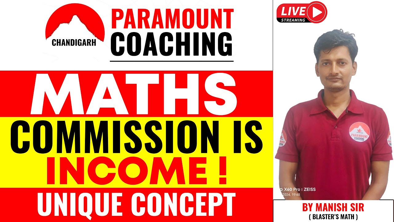 MATHS PERCENTAGE COMMISSION BASE | FOR ALL COMPETITIVE EXAMS # ...