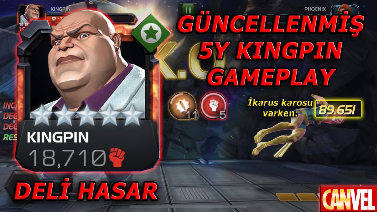 5-STAR KINGPIN BUFF GAMEPLAY | MESAFE VE İKARUS KAROSUNDA TEST ETTİK ...