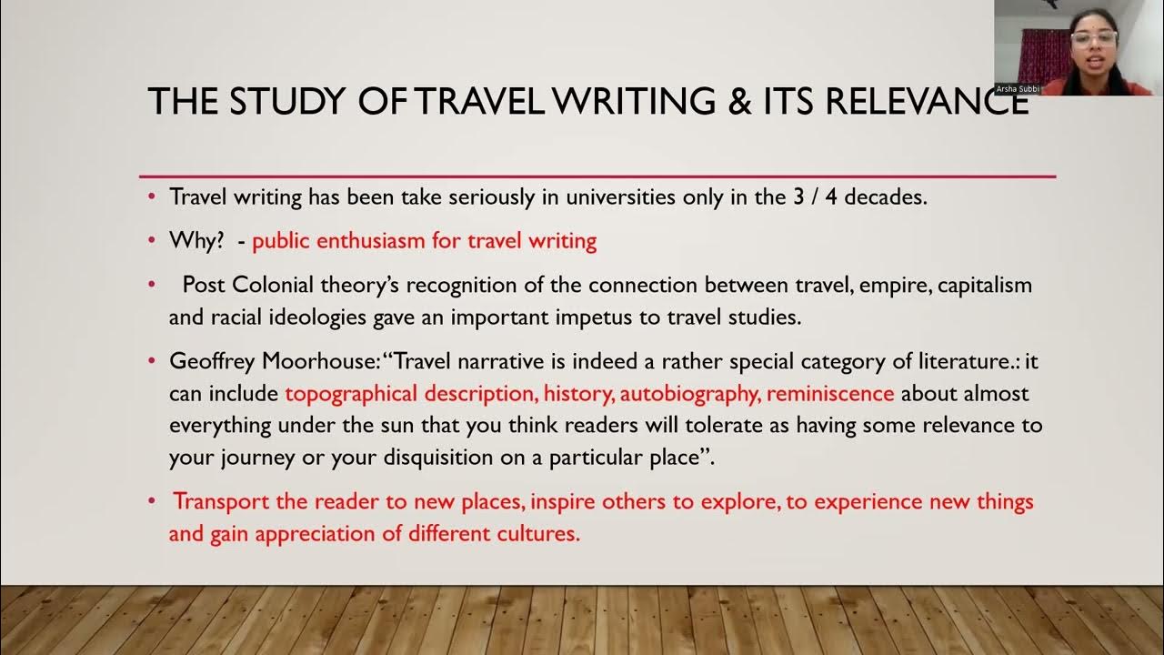 Introduction to Travel Writing - YouTube