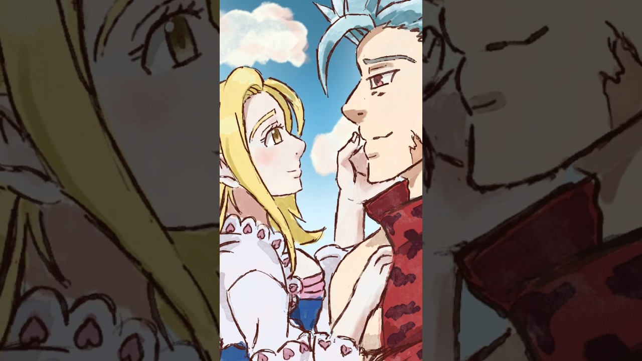 Drawing my favorite couple from Seven Deadly Sins | Ban & Elaine # ...