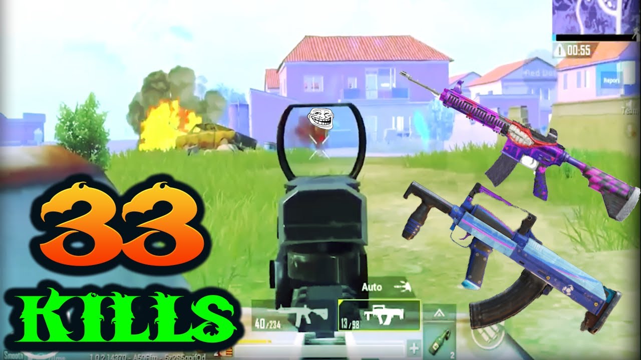 |PUBG MOBILE | 33 KILLS NEW WORLD RECORD M416 + GROZA| Buy : Tacaz ...