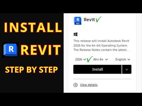 How to Download & Install Revit 2026 and any version for FREE – Step by step Tutorial