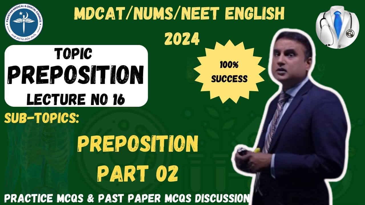 PREPOSITION ( PART 02 ) || ENGLISH || MDCAT/ECAT/IELTS/ ENGLISH COURSES || - YouTube