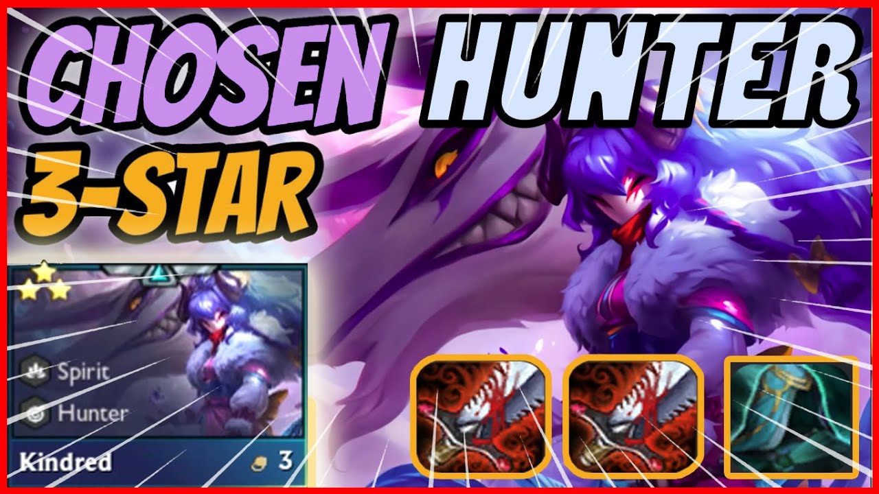 TFT Kindred Chosen 3 Star / 5 Hunters 4 Spirits 2x Bloodthirsters with ...
