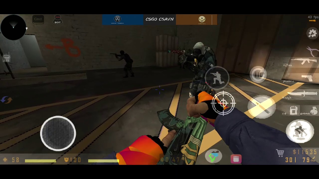 CS:GO Mobile | Anti Aim test - YouTube