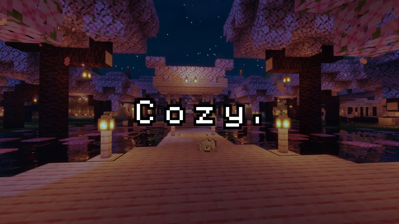 Cozy . (minecraft music box w/ soft rain) - YouTube