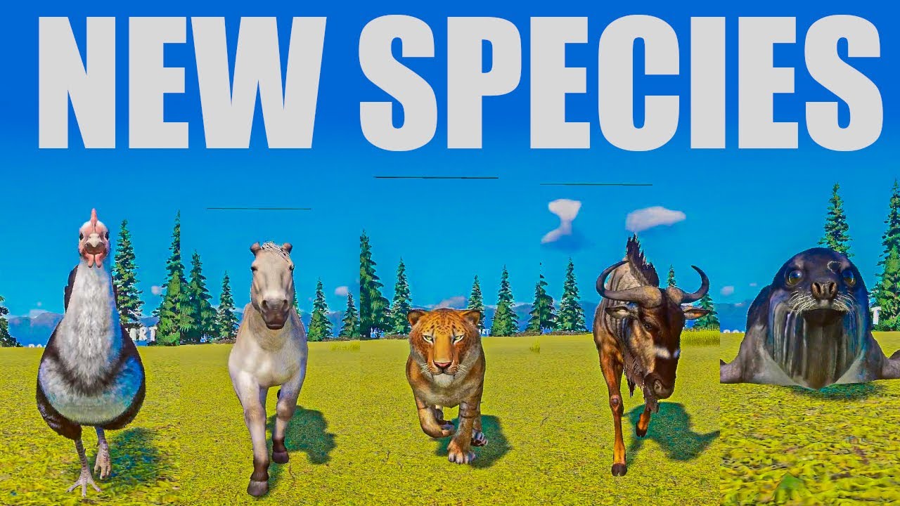 New Species Animals Speed Races in Planet Zoo included Liger, Nyassa ...
