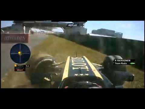 F1 2013 Korean GP Kimi Raikkönen Crash FP1