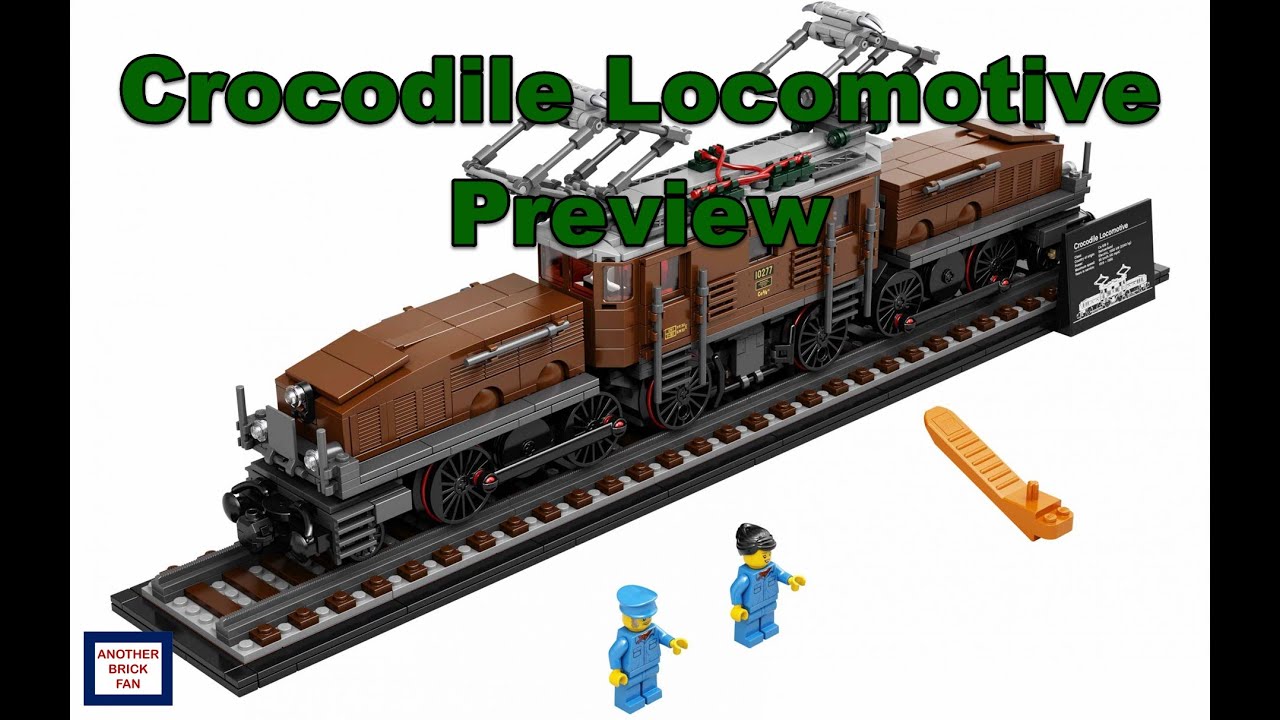 LEGO Crocodile Locomotive Announced - YouTube