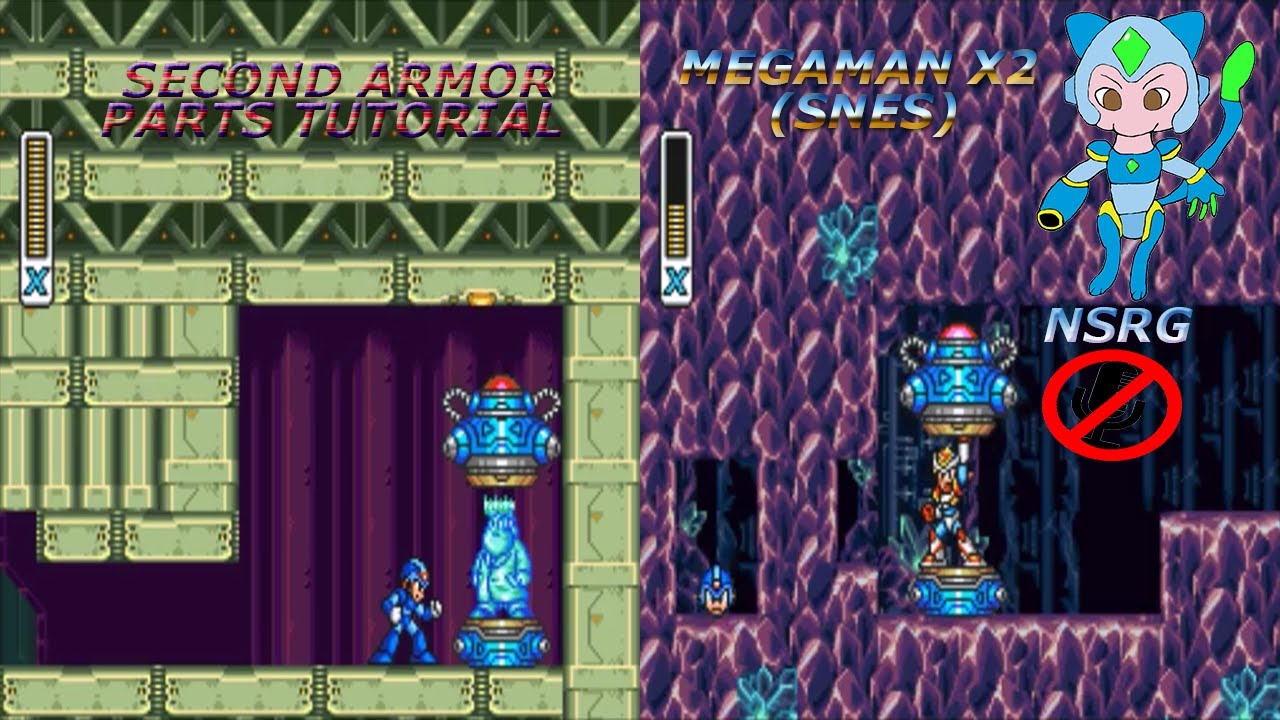 Megaman X2 (SNES)(Second Armor Parts Tutorial) - YouTube