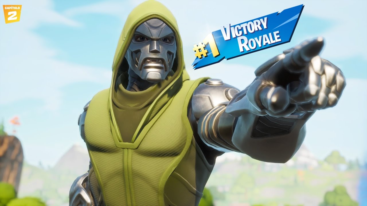 Victoria con la skin DOCTOR DOOM Fortnite - YouTube