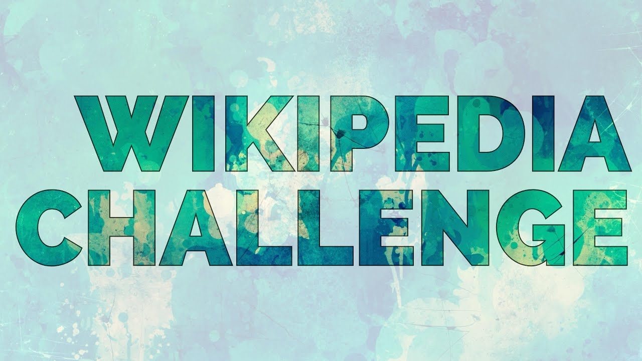 Wikipedia Challenge - YouTube
