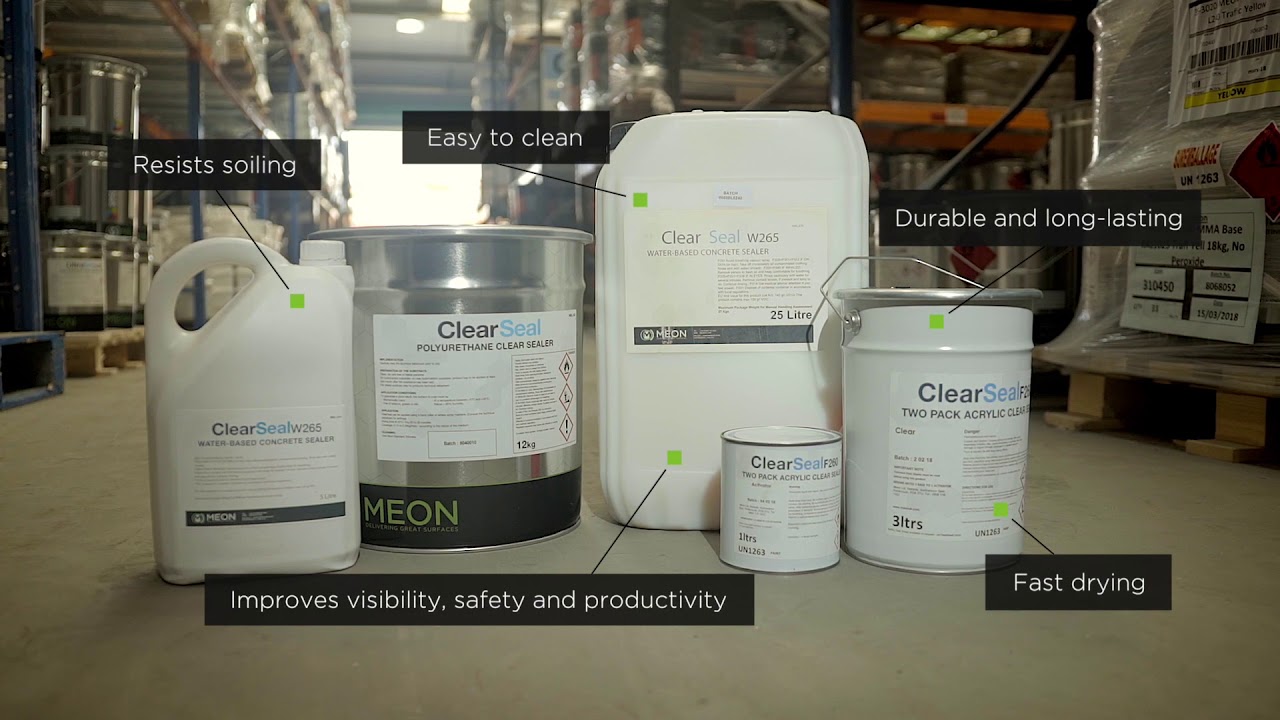 Meon ClearSeal Product Range - YouTube