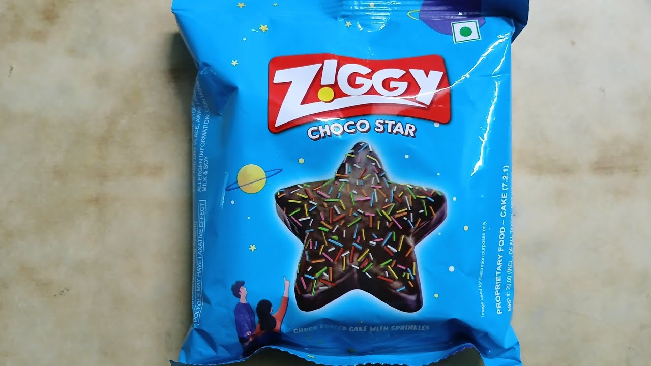 Ziggy Choco Star Chocolate Cake #review - YouTube