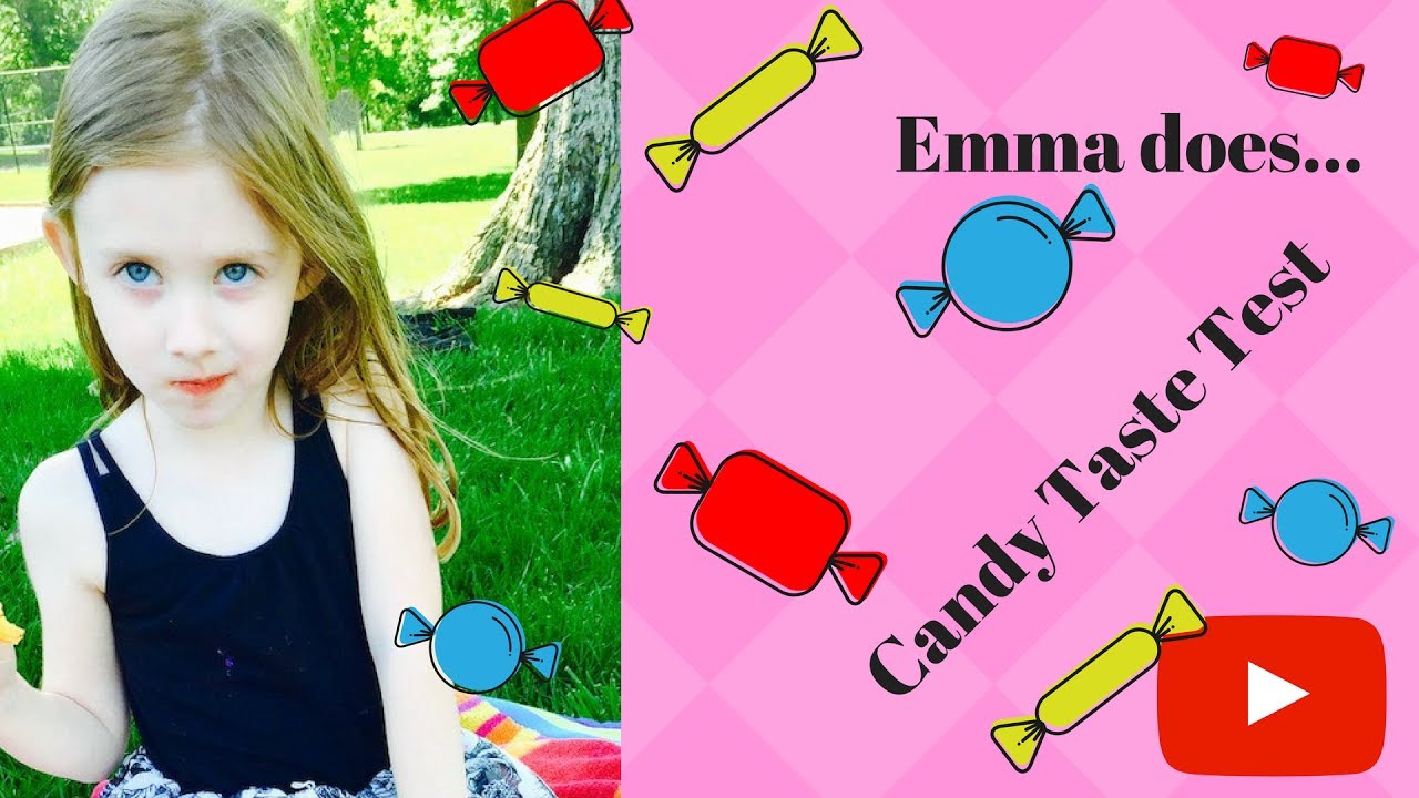 Candy Taste Test | Emma tries new candies for the first time... - YouTube