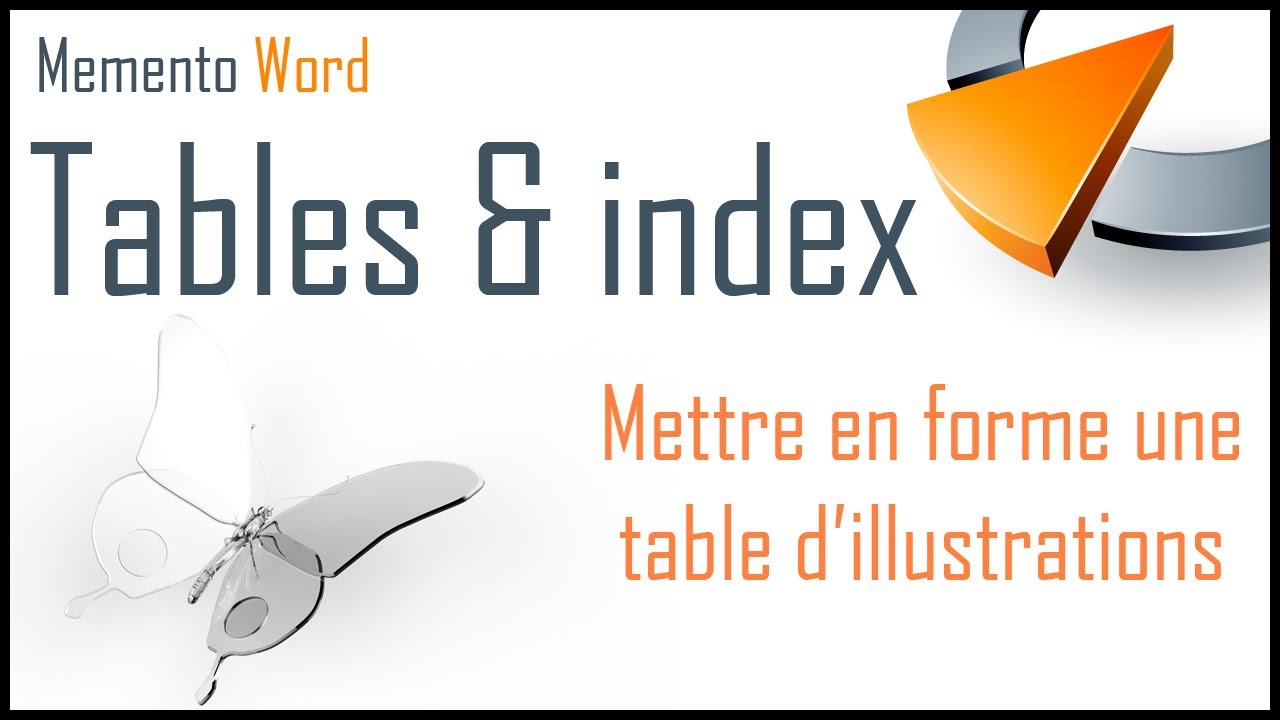 Mettre en forme une table des illustrations dans Word - Formation Word ...