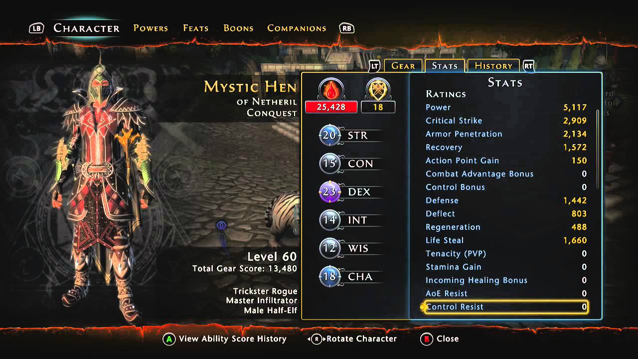 Stat check for NeverWinter - YouTube