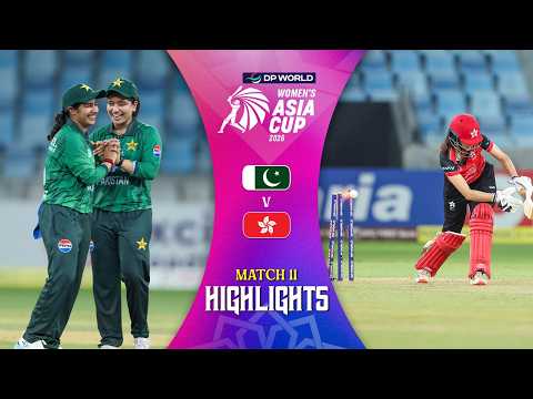 Match Highlights | Match 11 | Pakistan (W) v Hong Kong, China (W) | DP World Women's Asia Cup 2026