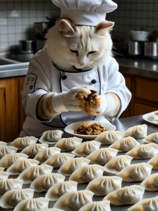 Cat cook food #kitten #cat #catvideos #shortvideo - YouTube