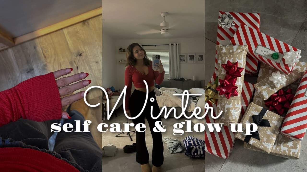 Winter self care & glow up! | Tanning bed, nails, hair, etc. - YouTube