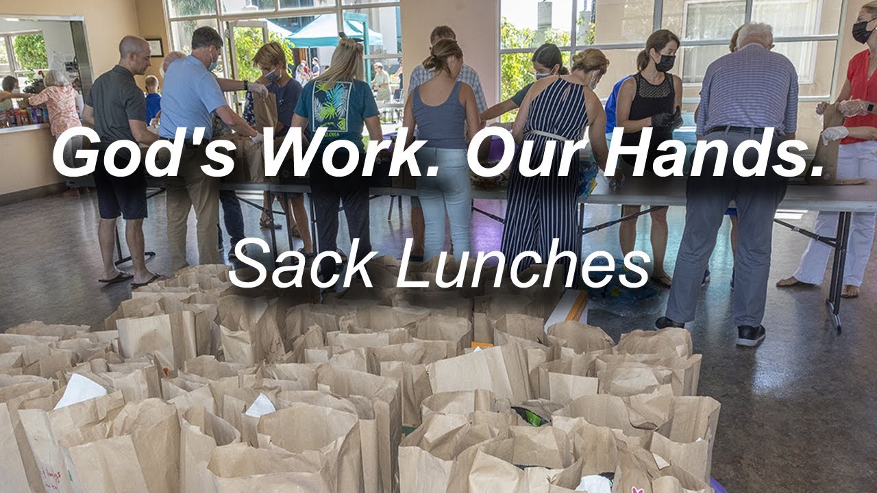 CLC Solana Beach | God's Work. Our Hands. Sack Lunches outreach. - YouTube