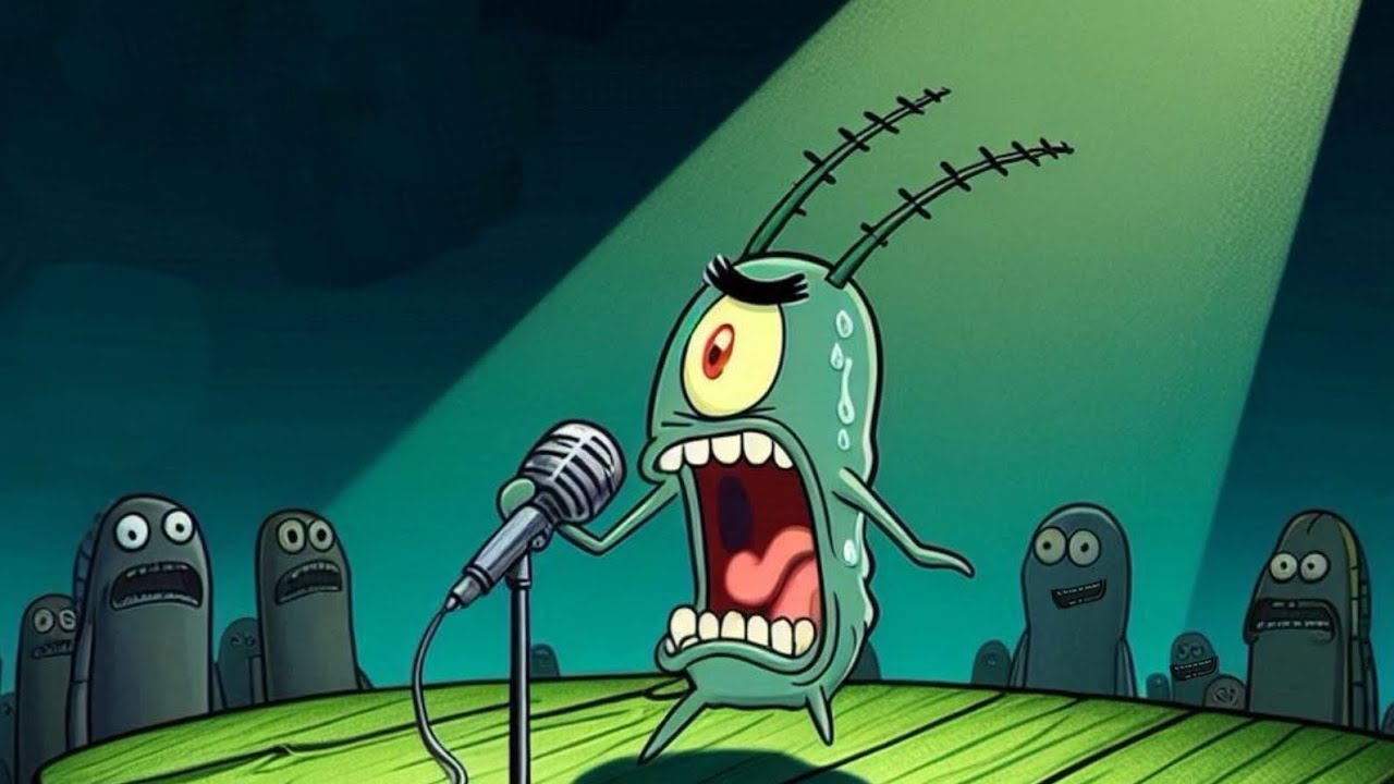 Plankton tries to freestyle on stage and massively fails - YouTube