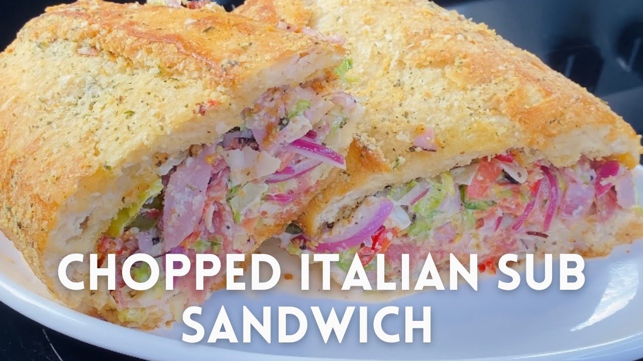 Viral TikTok Chopped Italian Sub Sandwich | Super Tasty & Over the Top ...