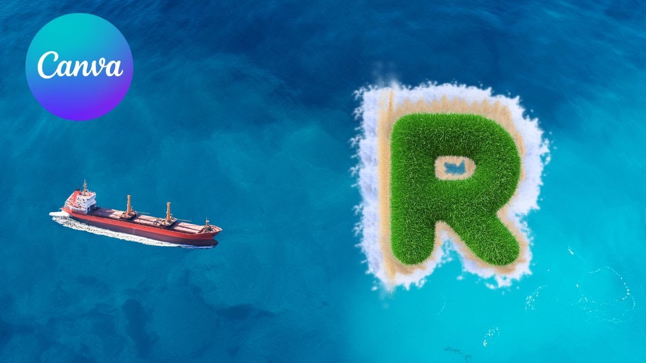 How to Create Stunning Letter-Shaped Islands in Canva - YouTube