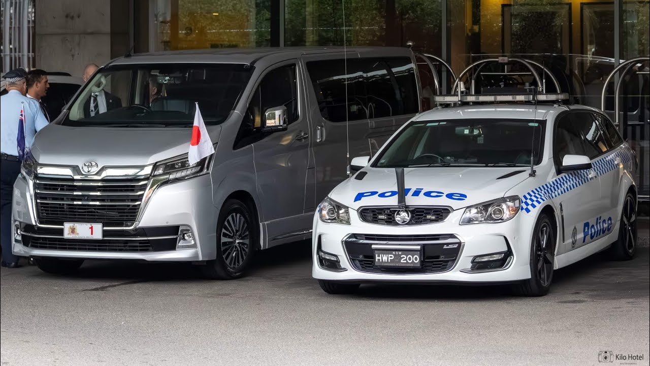 (RARE) Japanese VIP Motorcade Sydney, Australia - YouTube