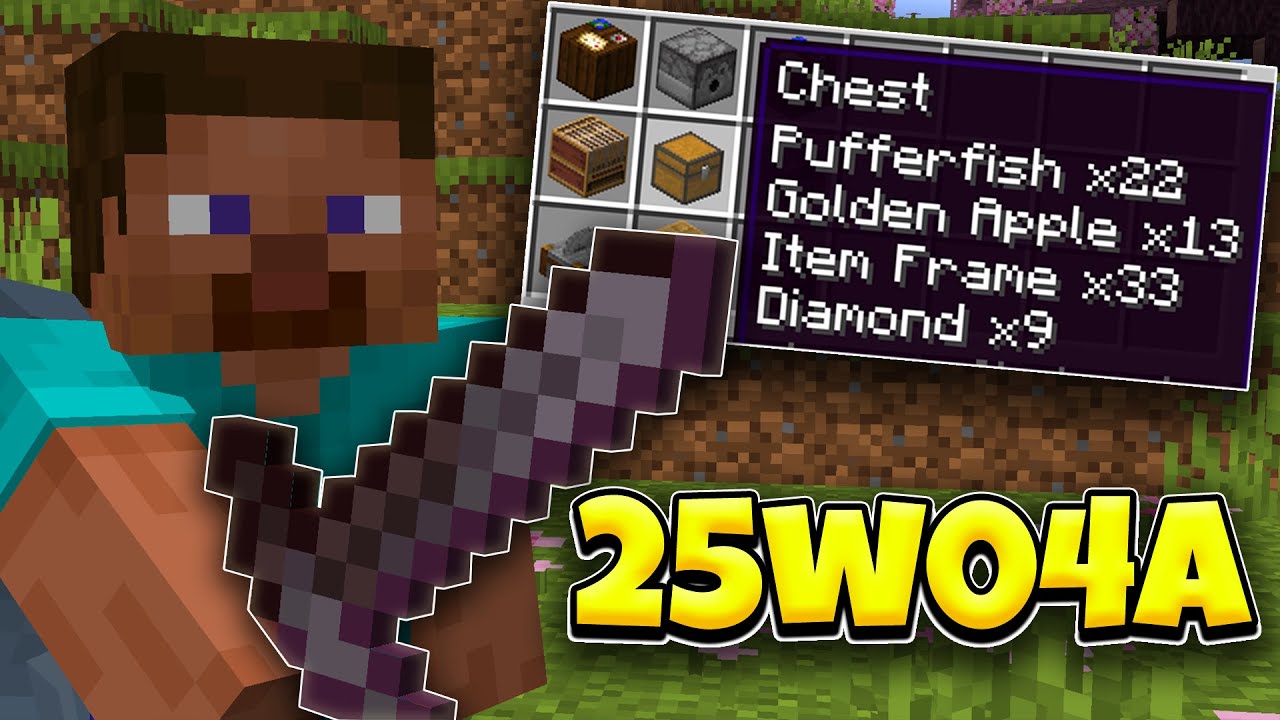 Майнкрафт 25w04a: Полный гайд — Блокировка мечей, изменение движений и ...